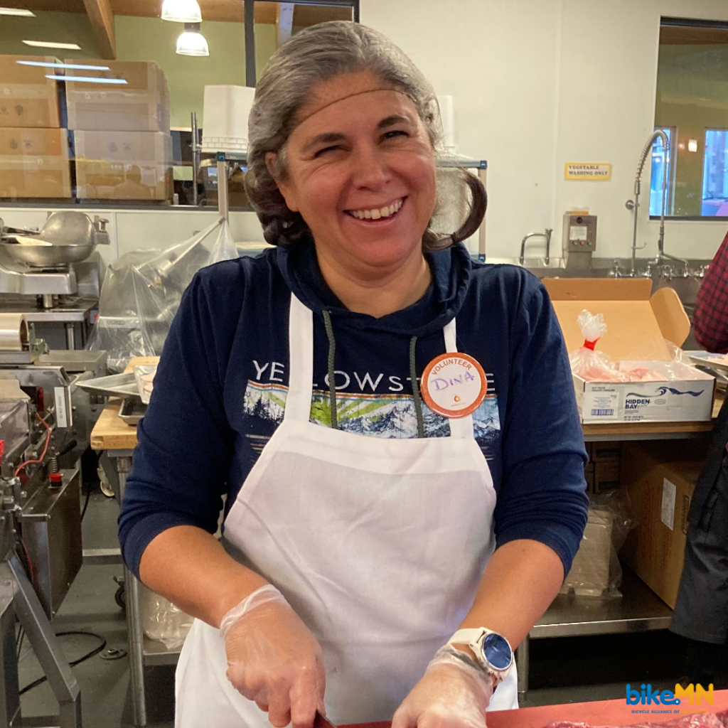 BikeMN Volunteers at Open Arms of Minnesota - Bicycle Alliance of Minnesota