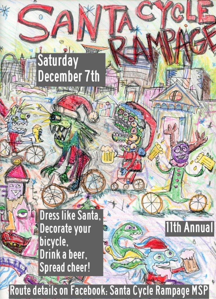Santa Cycle Rampage MSP - Bicycle Alliance of Minnesota