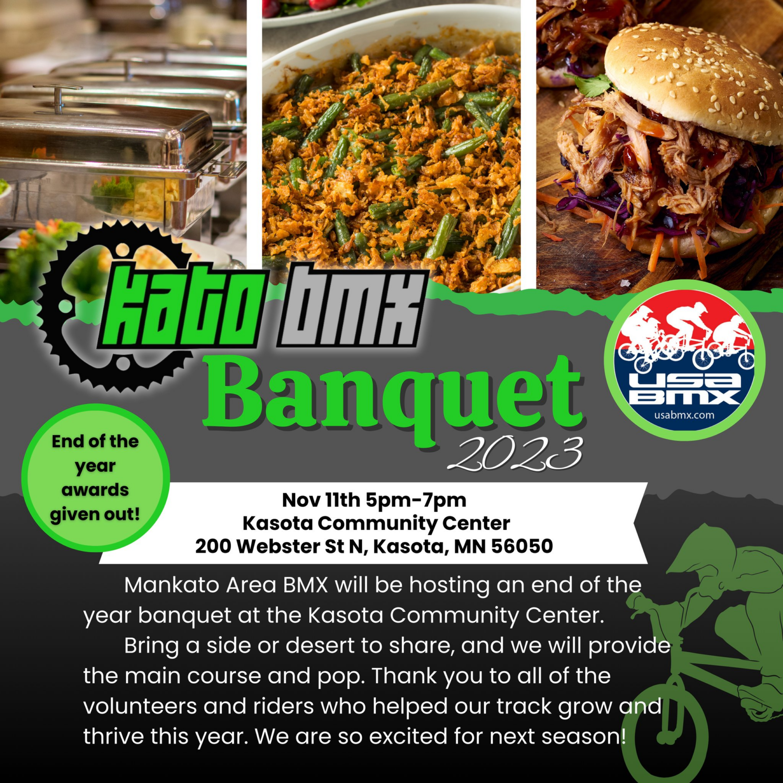 Kato BMX Banquet - Bicycle Alliance of Minnesota